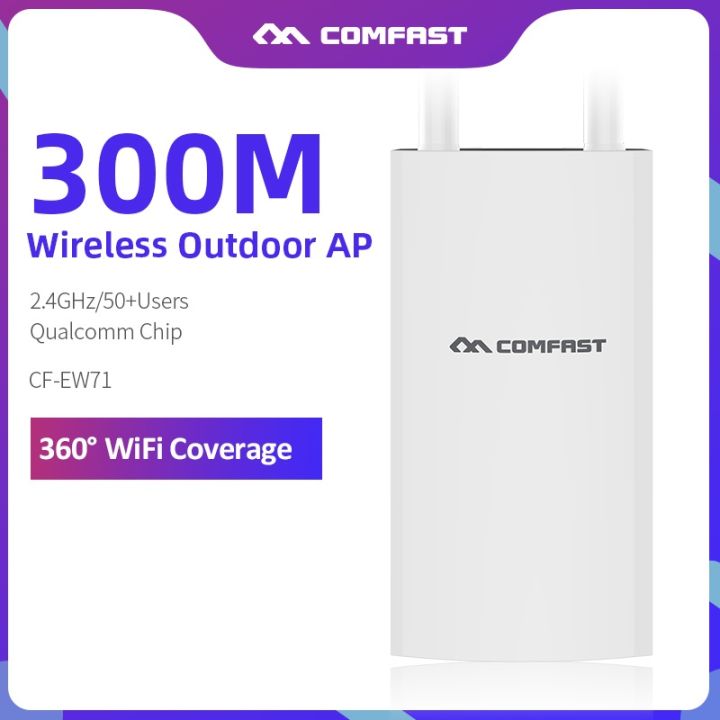 Comfast CF-EW71 2.4GHz Outdoor AP 300Mbps High Power Omnidirectional ...