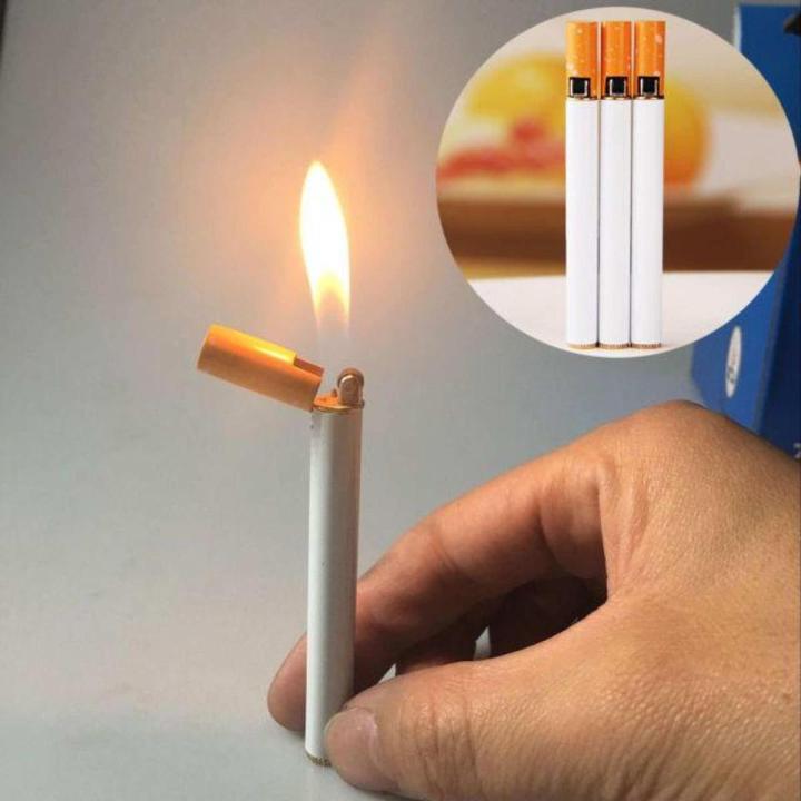 Refillable Butane Gas Flint Cigarette Shaped Lighter | Daraz.com.bd