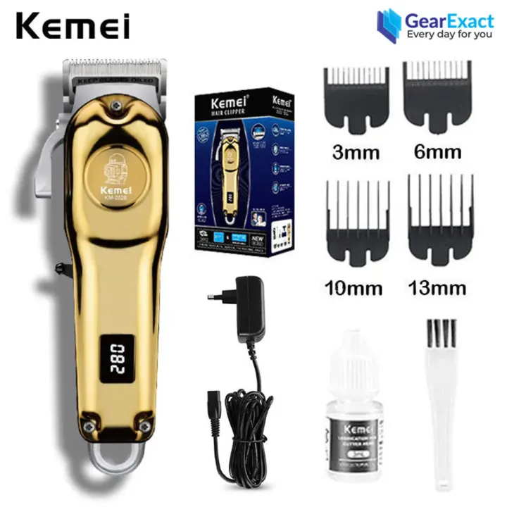 Kemei KM-2628 Cordless Hair Clipper and Beard Trimmer for Men | Daraz ...