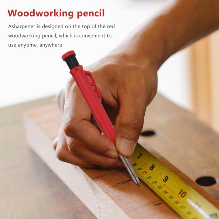 Solid Carpenter Pencil Tool Mechanical Pencil Deep Hole Mechanical ...