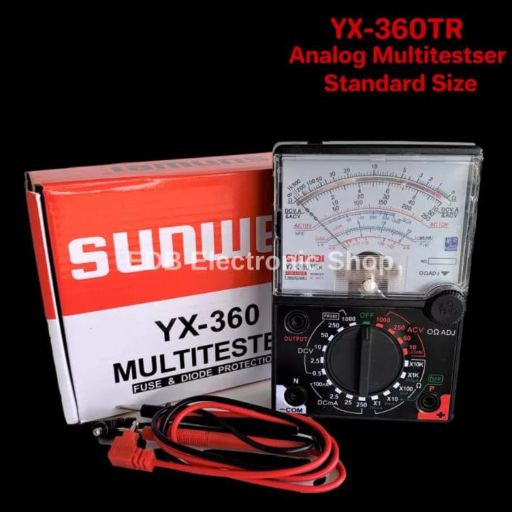 YX-360TR E-L-B Mini Multitester Digital Mini Multimeter AC/DC Voltage ...