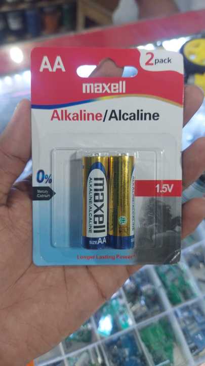 2pcs Alkaline 1.5V AA Pencil Battery Non-Rechargeable | Daraz.com.bd