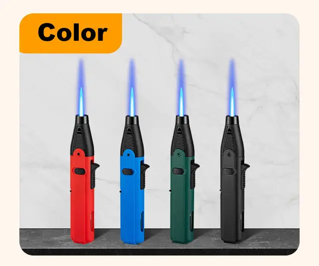 1300℃ Jet Flame Gas Lighter 360 Degree Inverted Turbo Torch Lighter ...