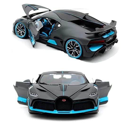 DIVUE Bugatti Toys Car Metal For Kids With Openable Doors Flashing ...