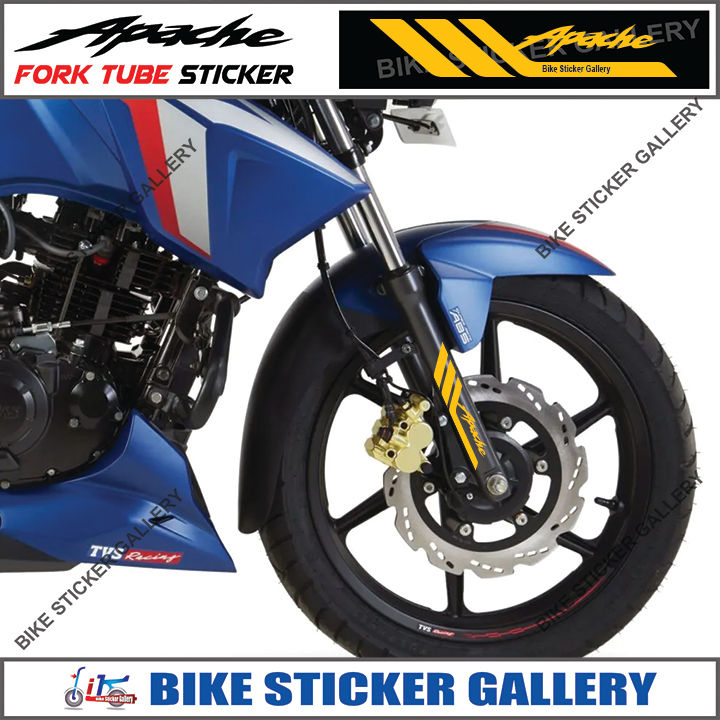 Fork Tube Sticker for Apache Bike - IIL Design ( Waterproof & Premium ...