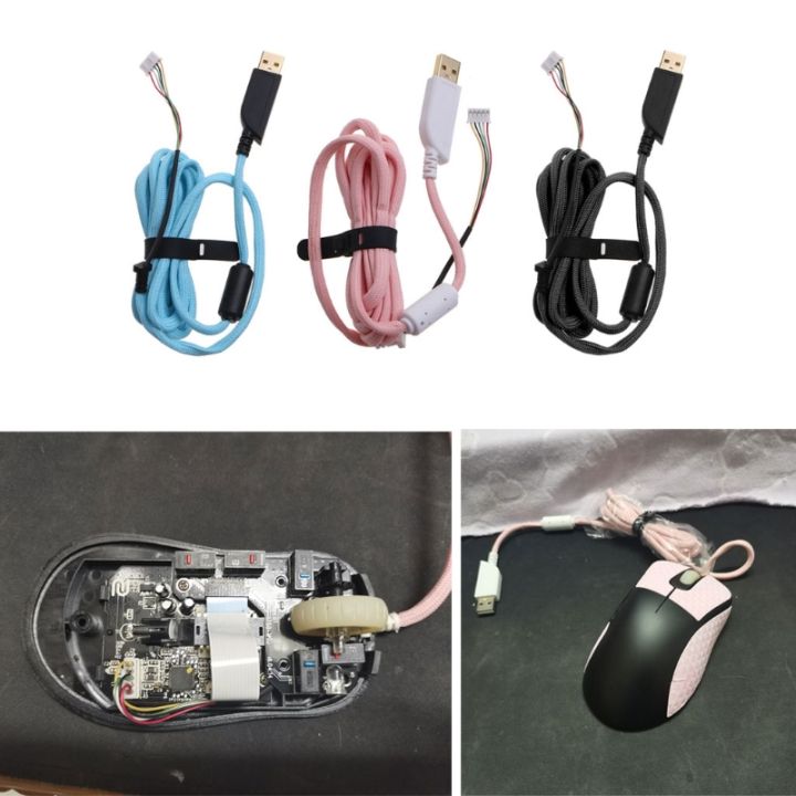 Diy Umbrella Rope Mouse Cables Soft Durable Mouse Line Replacement ...