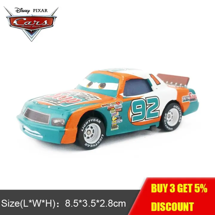 【happy one】Disney Cars NO.92 Sputter Stop 1:55 Metal Diecast Vehicle ...