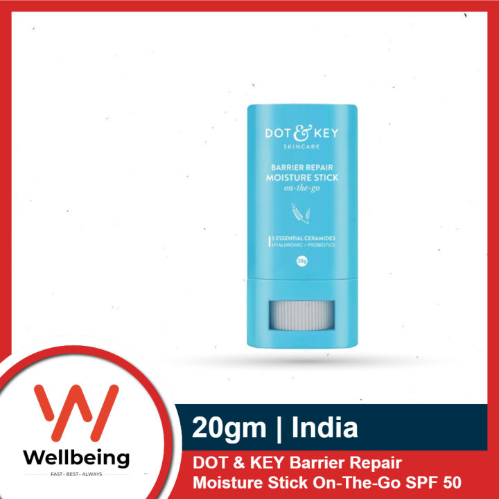 DOT & KEY Barrier Repair Moisture Stick On-The-Go SPF50 20gm | Non ...