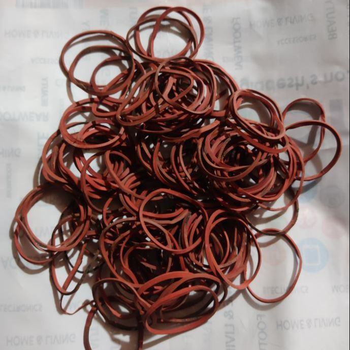 Red Rubber Band / Packaging Rubber - 100 gm | Daraz.com.bd