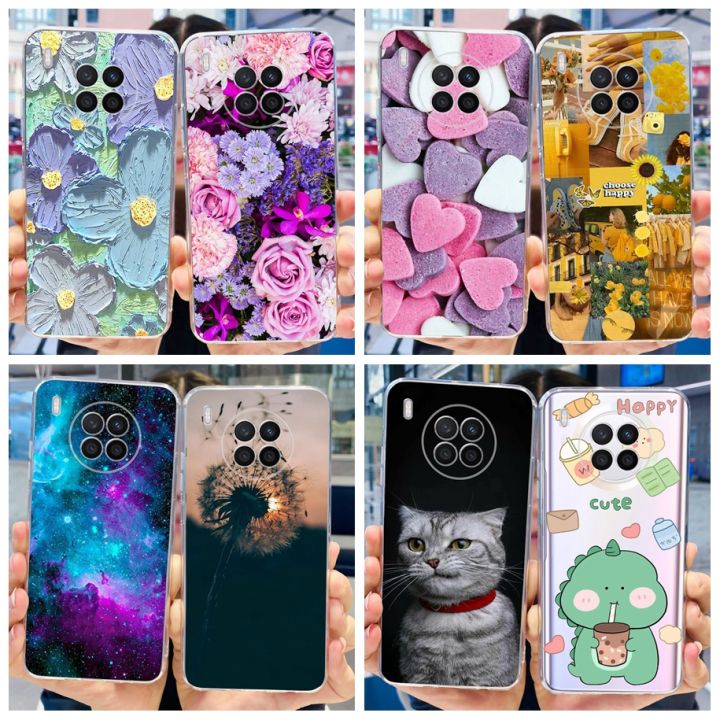 For Honor 50 Lite Case 6.67 Soft Silicone Phone Clear Cover Fashion ...