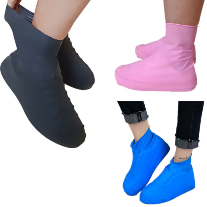Rain Boots Waterproof Shoe Cover Silicone Unisex Outdoor Waterproof Non ...