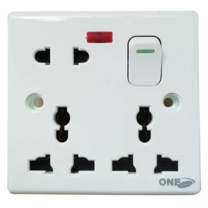 Electric 8 pin wall multi socket with Indicator | Daraz.com.bd