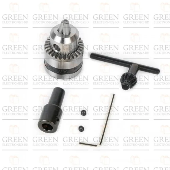 6mm Electric Drill Chucks 0.6-6mm Mount B10 Fit For 5mm 775 Motor Shaft Connecting Rod Mini ...