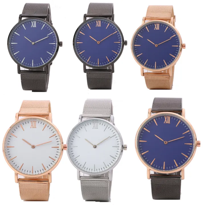 New Ultra-Thin Mesh Strap Watch Simple Atmospheric Steel Wire Steel ...