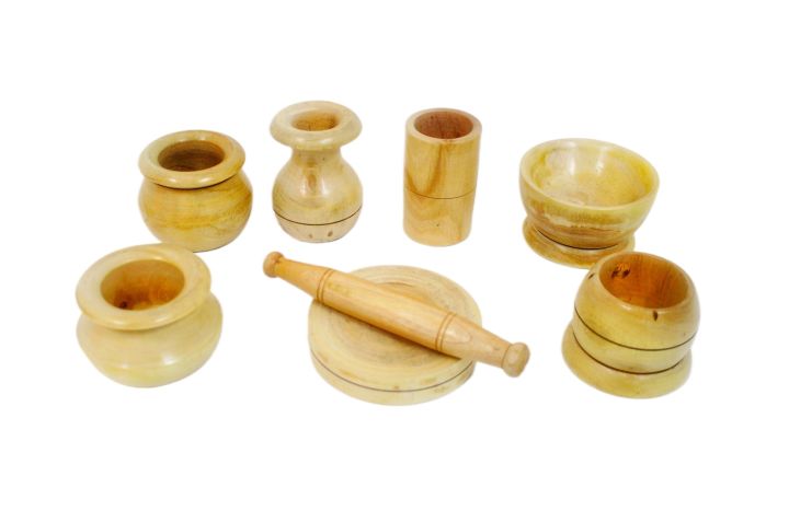 Wooden Hari Patil kids toy set - Kids cook pot set , HARI PATIL Khelna ...