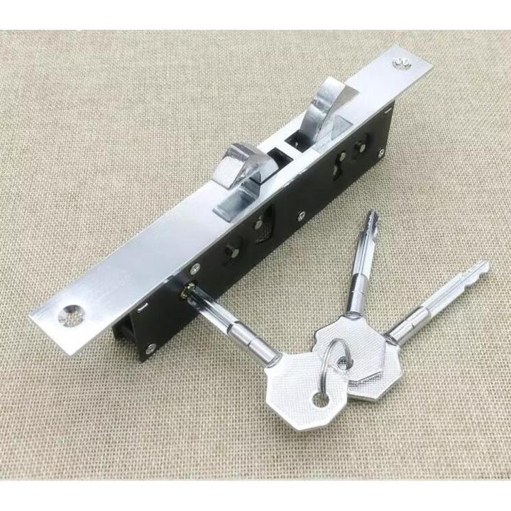 Sliding door double hook lock Stainless steel aluminum door lock ...