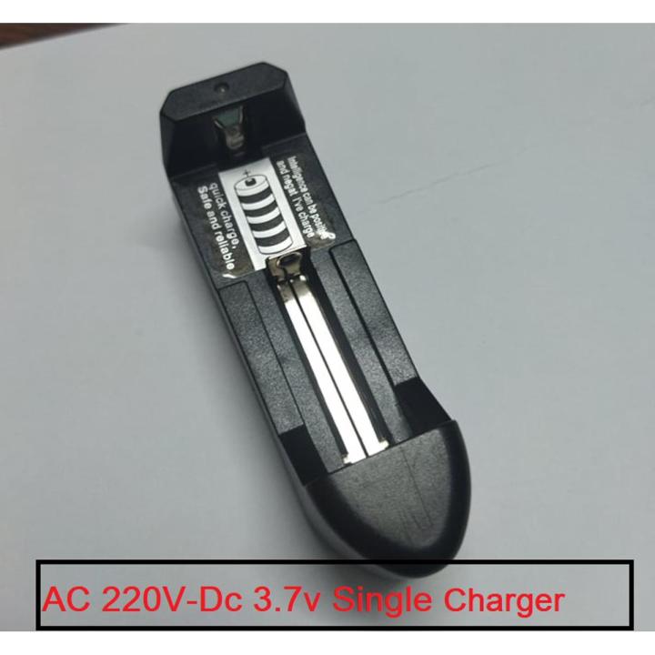Universal Ac 220V To 3.7V Battery Single Slot Charger Black For ...
