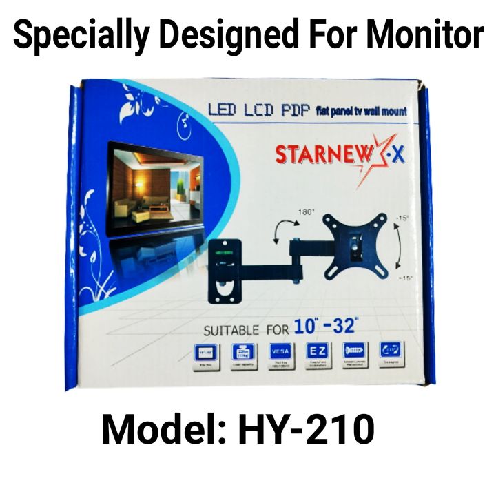 LED 14" To 27" Moving Wall Mount Suitable For Monitor/LED /LCD TV ...