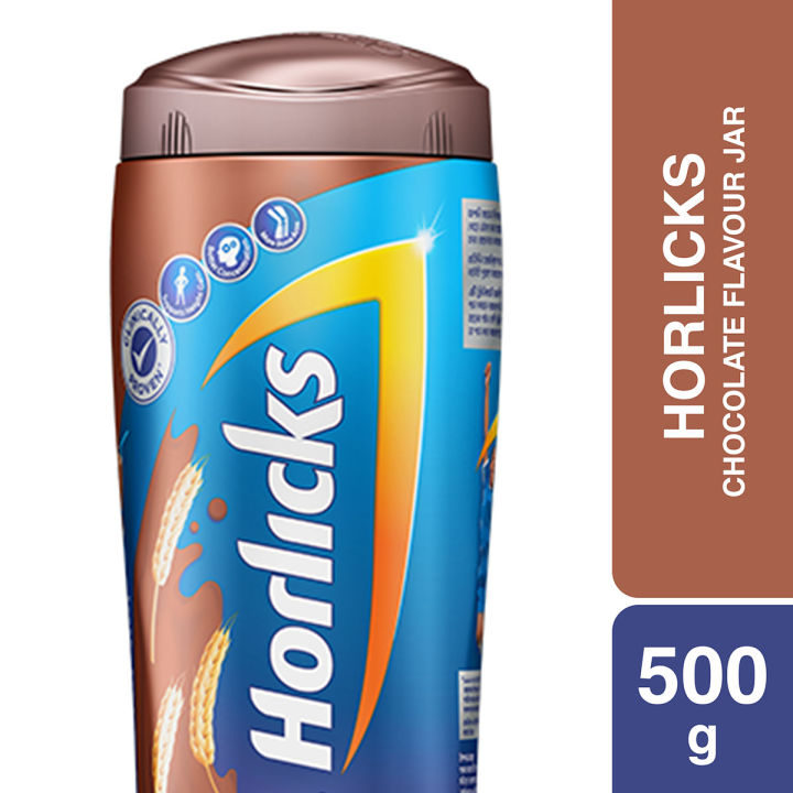 Horlicks Chocolate Flavour Jar 500g (Powder Drink) | Daraz.com.bd