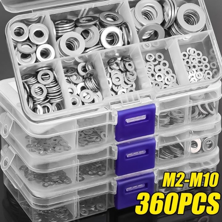 Metal Washers Rings For Sump Plugs - 360Pcs Stainless Steel Washer ...