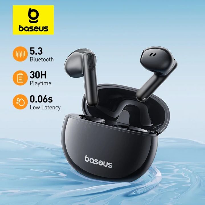 Baseus Bowie E12 Wireless Earphones Bluetooth 5.3 Headphone 30h ...