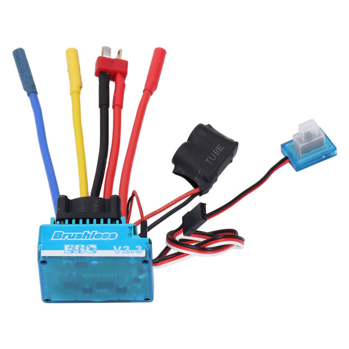 60A Brushless ESC, 60A Electronic Speed Controller Male T Power ...
