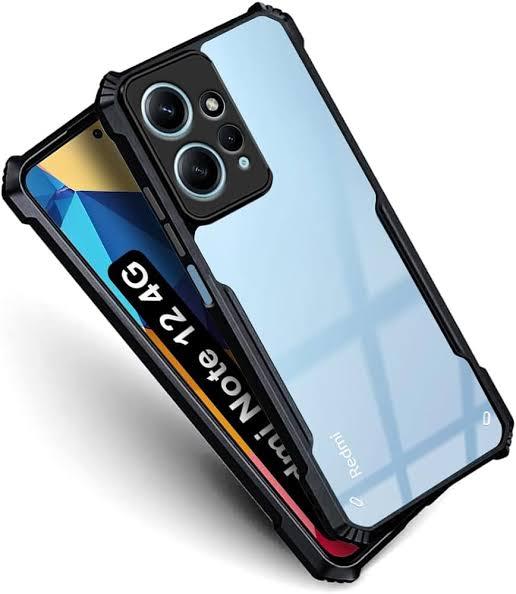 For Redmi note 12 4G Shockproof Airbag Protective Mobile Cover Back ...