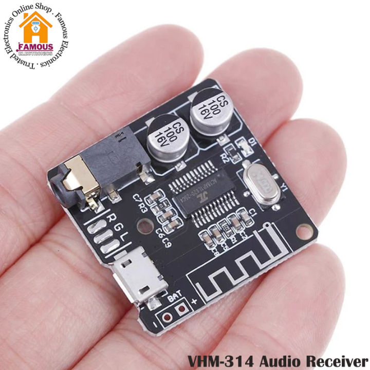 Bluetooth 5.0 audio receiver module board lossless mp3 decoder VHM-314 ...