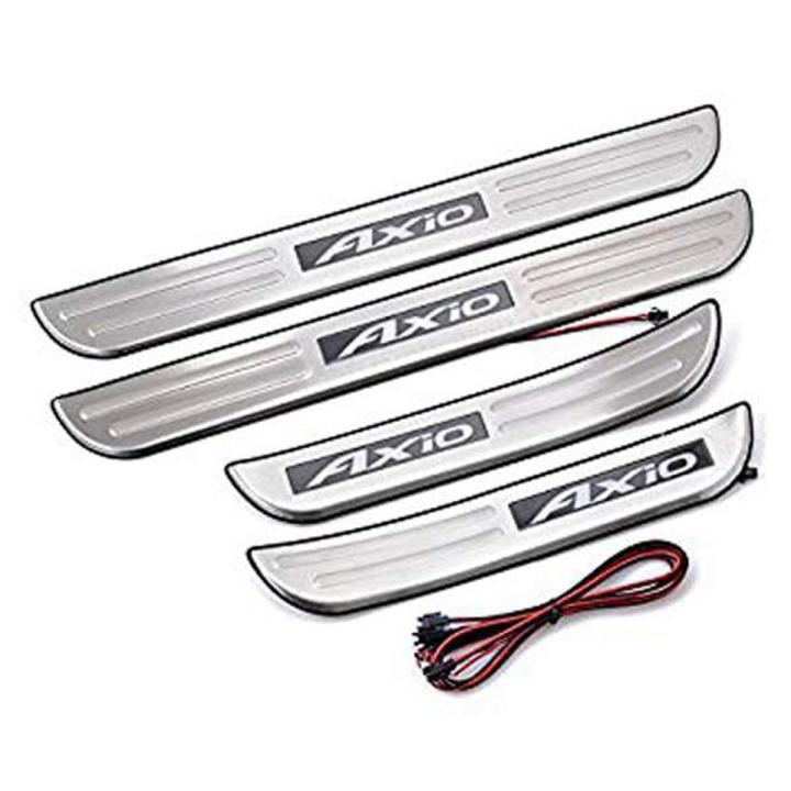 Toyota-Axio Auto Accessories Stainless Steel LED Lighted Door Sills ...
