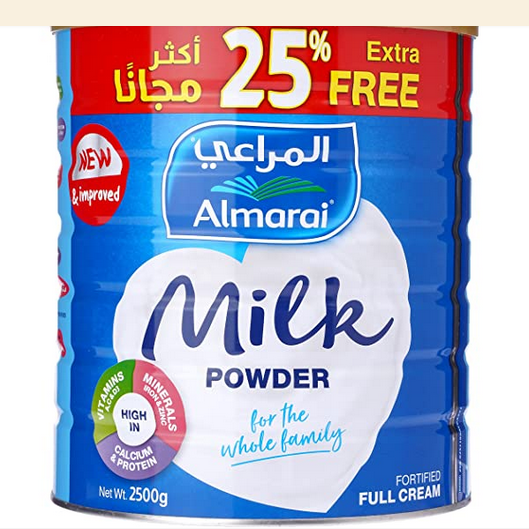 Almarai Fortified Full Cream Milk Powder,2.5kg | Daraz.com.bd