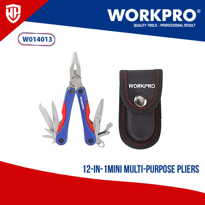 Workpro Multi-Purpose Pliers 12-in-1 Mini | Daraz.com.bd