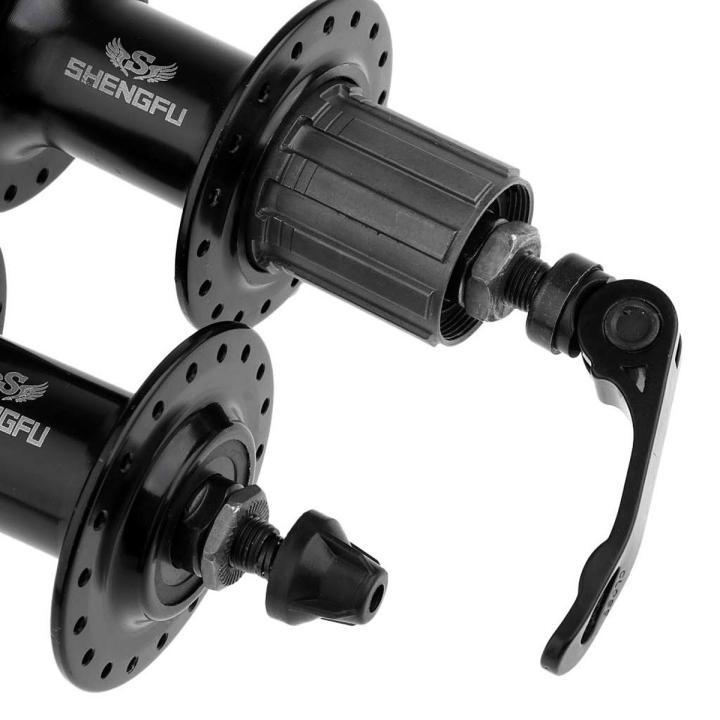 Bicycle Cassette Front & Rear Hub Spoke 36 Hole Disc Brake Hub Bearing ...