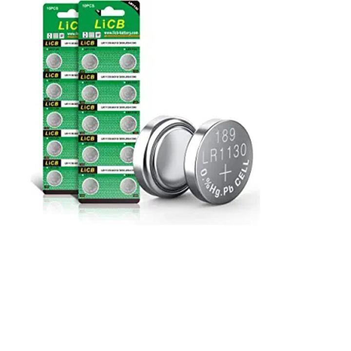 10pcs LR1130 AG10 Battery 1.5V Long-Lasting Alkaline Button Cell ...