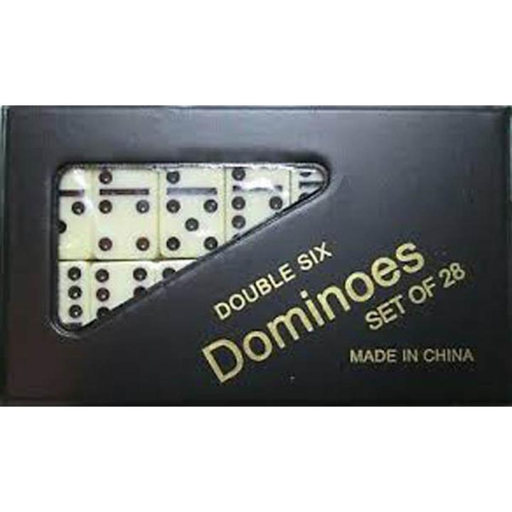 Dominoes Set 28 Piece Domino Tiles Handcrafted Classic Numbers Table ...