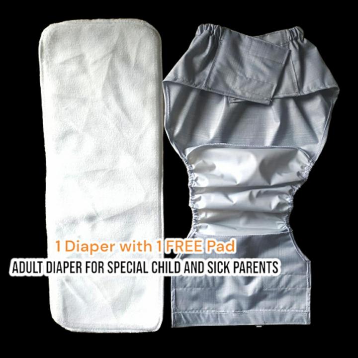 (Size XXL: 37 - 40 Waists) Washable Absorbent Soft Incontinence Diapeer ...