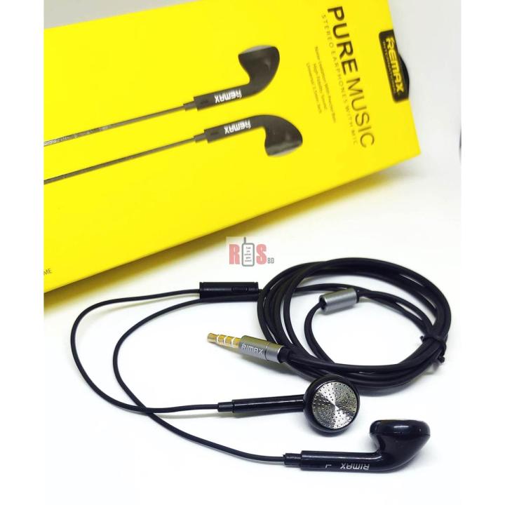 Rimax RM-303 In-Ear Earphone with Mic (Basic Pack Edition 2020) - Rm ...
