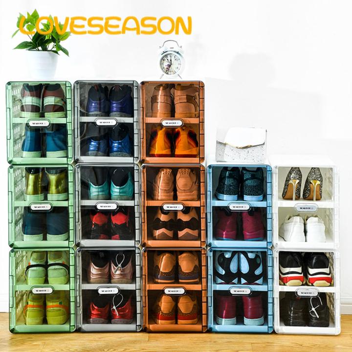 Shoes Container Aspirail Large Stackable Universal Shoes Container ...