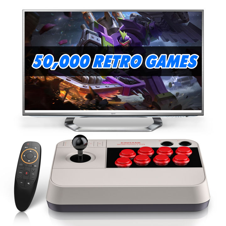 Kinhank Super Console X3 Arcade Stick with 50,000 Retro Arcade Games ...