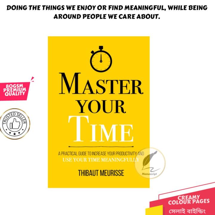 Master Your Time by Thibaut Meurisse | Daraz.com.bd