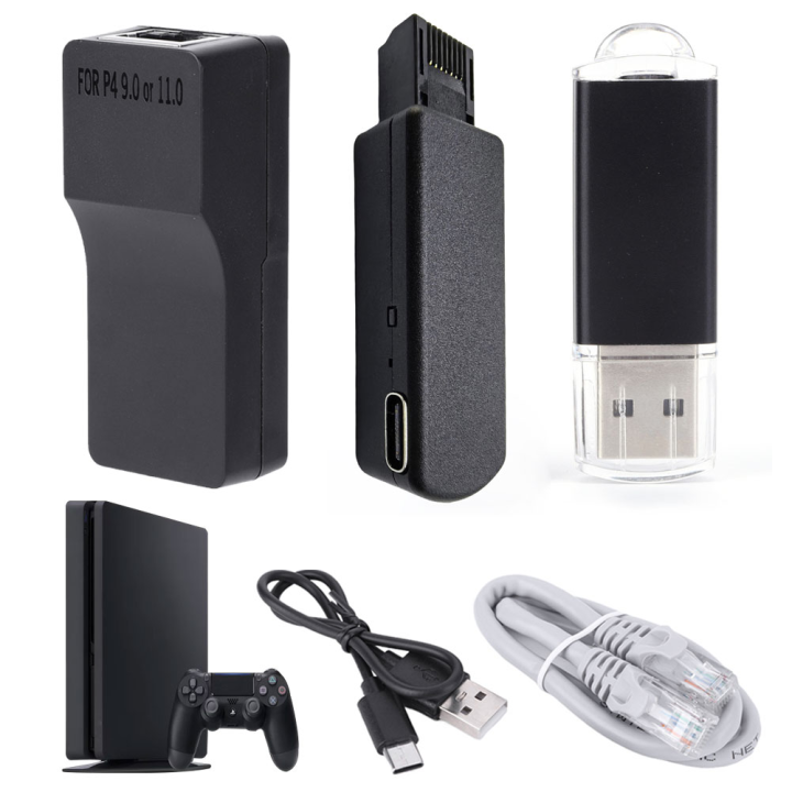 One-Key JB Tool Mod Set For Playstation 4 Part USB Dongle Type-C Cable ...