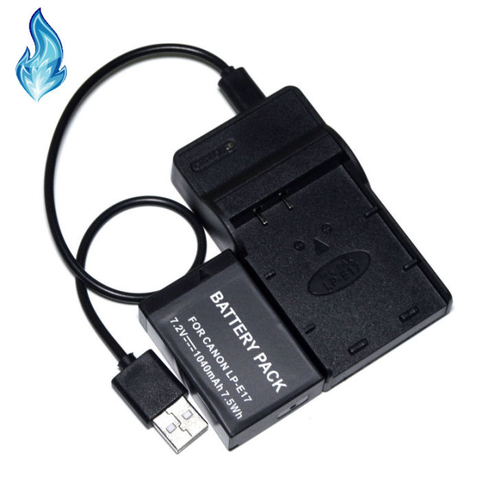 LP-E17 LPE17 LP E17 Battery USB Travel Charger for Canon Digital ...