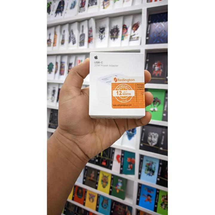 Official Redington apple iPhone 20W Watt USB-C PD 3Pin Plug Fast ...