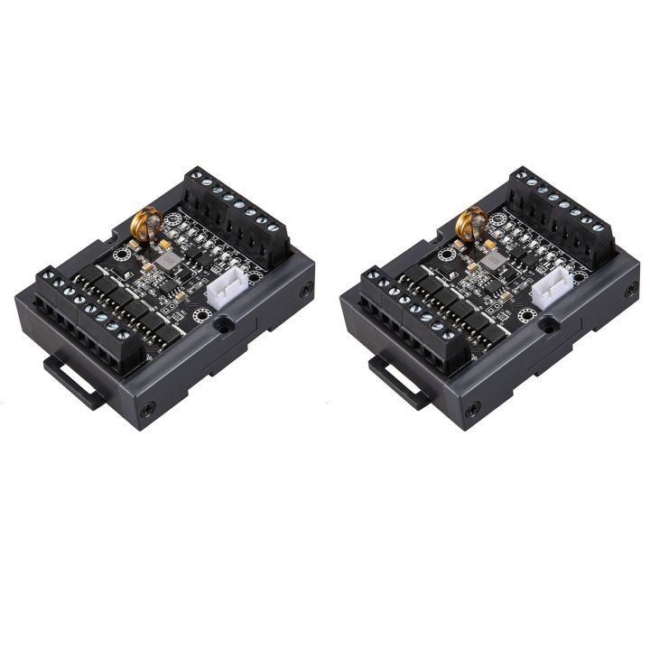 2X PLC Programmable Logic Controller DC 10-28V PLC Regulator FX1N-14MT Industrial Control Board ...