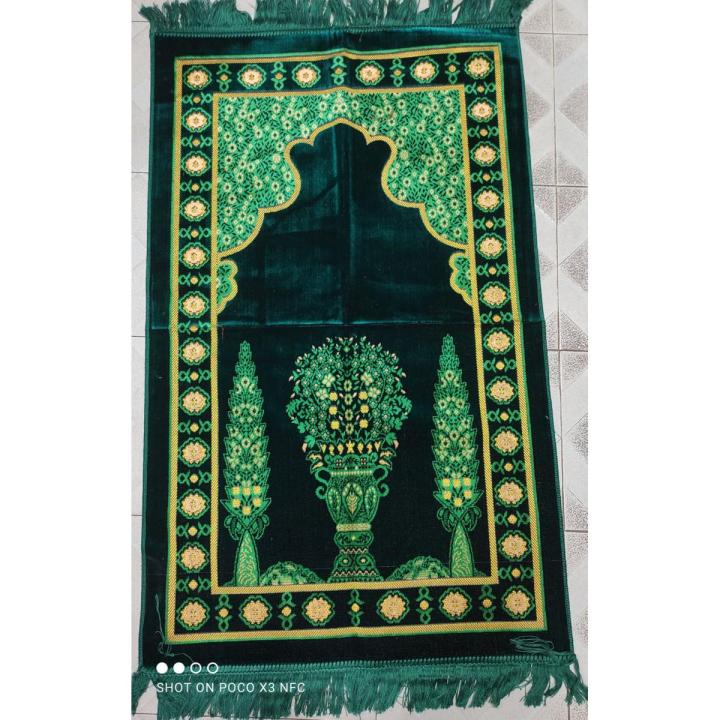Luxurious Rug Prayer Musallah Mat- Made in Turkey | Daraz.com.bd