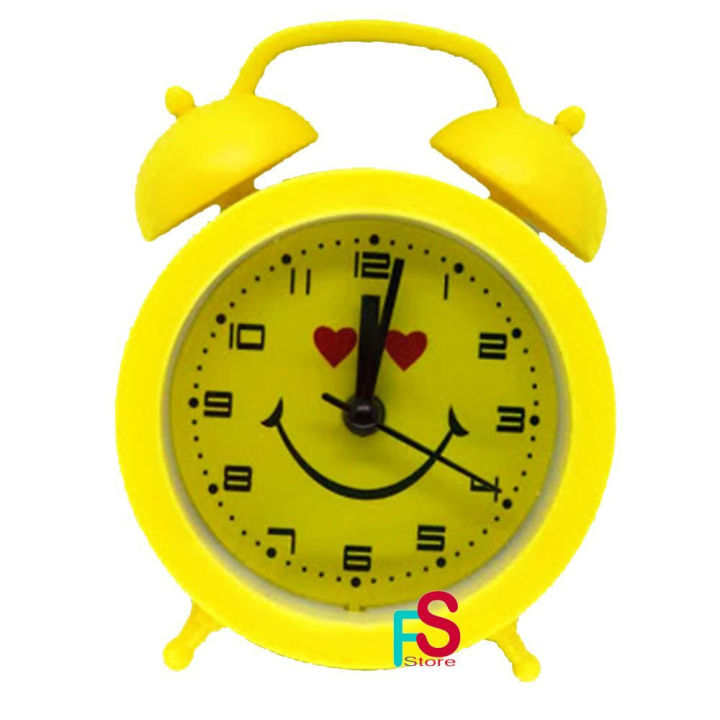 Emoji Table Clock Alarm Clock- Plastic Body, Table Clock | Daraz.com.bd