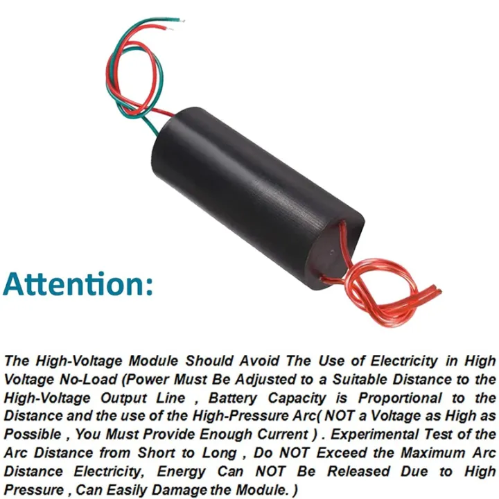 【Fashion】5Pcs DC 3V-6V to 400KV 400000V Boost Step-Up Power Module Generator Voltage Transformer ...