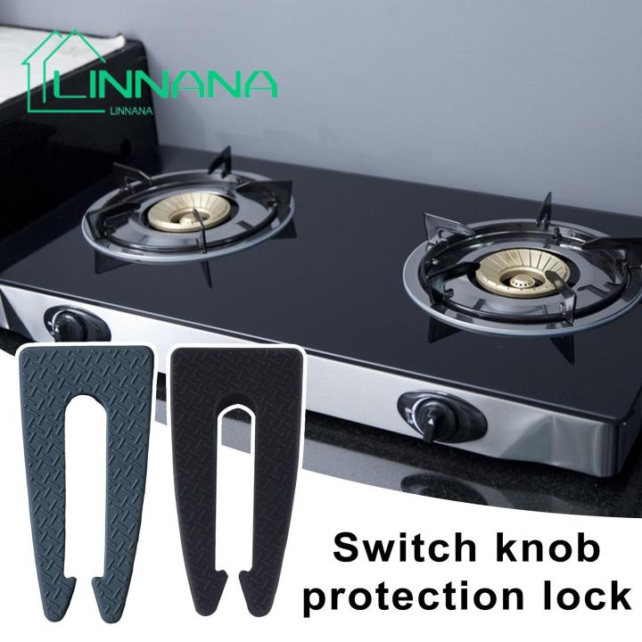 Silicone Gas Stove Knob Cover Childproof Gas Cooker Knob Locks Heat ...