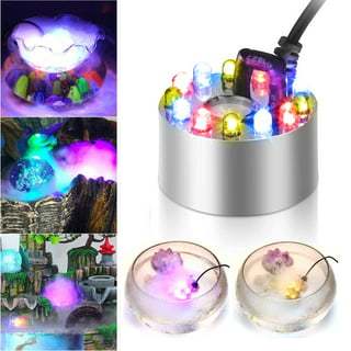 Ultrasonic Mist Maker Fogger Water Fountain Pond 12 LED with 24v ...