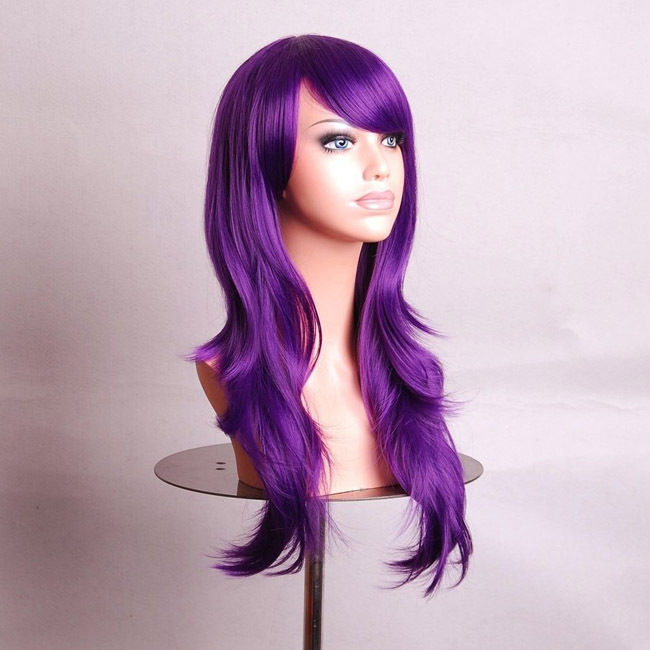 【In-Stock】 70CM long air high temperature silk multi color curly hair ...