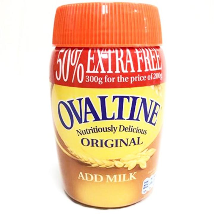 Ovaltine Nutritiously Delicious Original Add Milk - 200gm (50% Extra ...